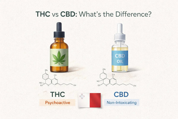 THC vs CBD: Key Differences, Effects & Legal Status in Malta (2026 ...