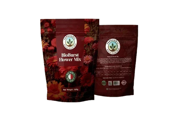 Terra Soil - Organic Biofertiliser - BioBurst Flower Mix 500g ...